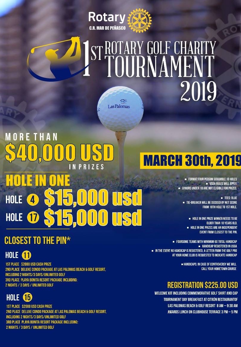 1st Rotary Golf Charity Tournament 2019 - Rocky Point